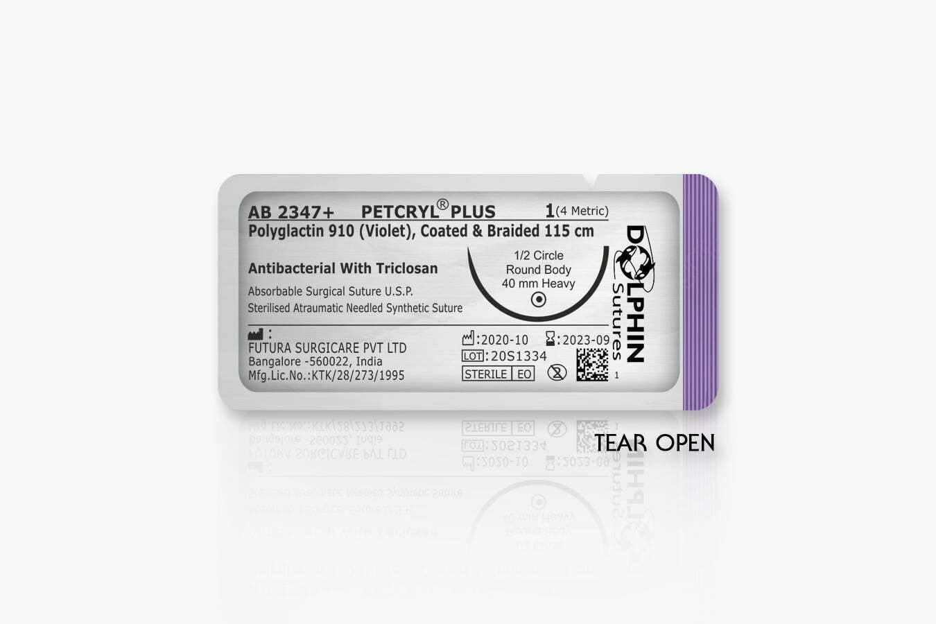 Antibacterial Sutures | Petcryl Plus – Dolphin Sutures